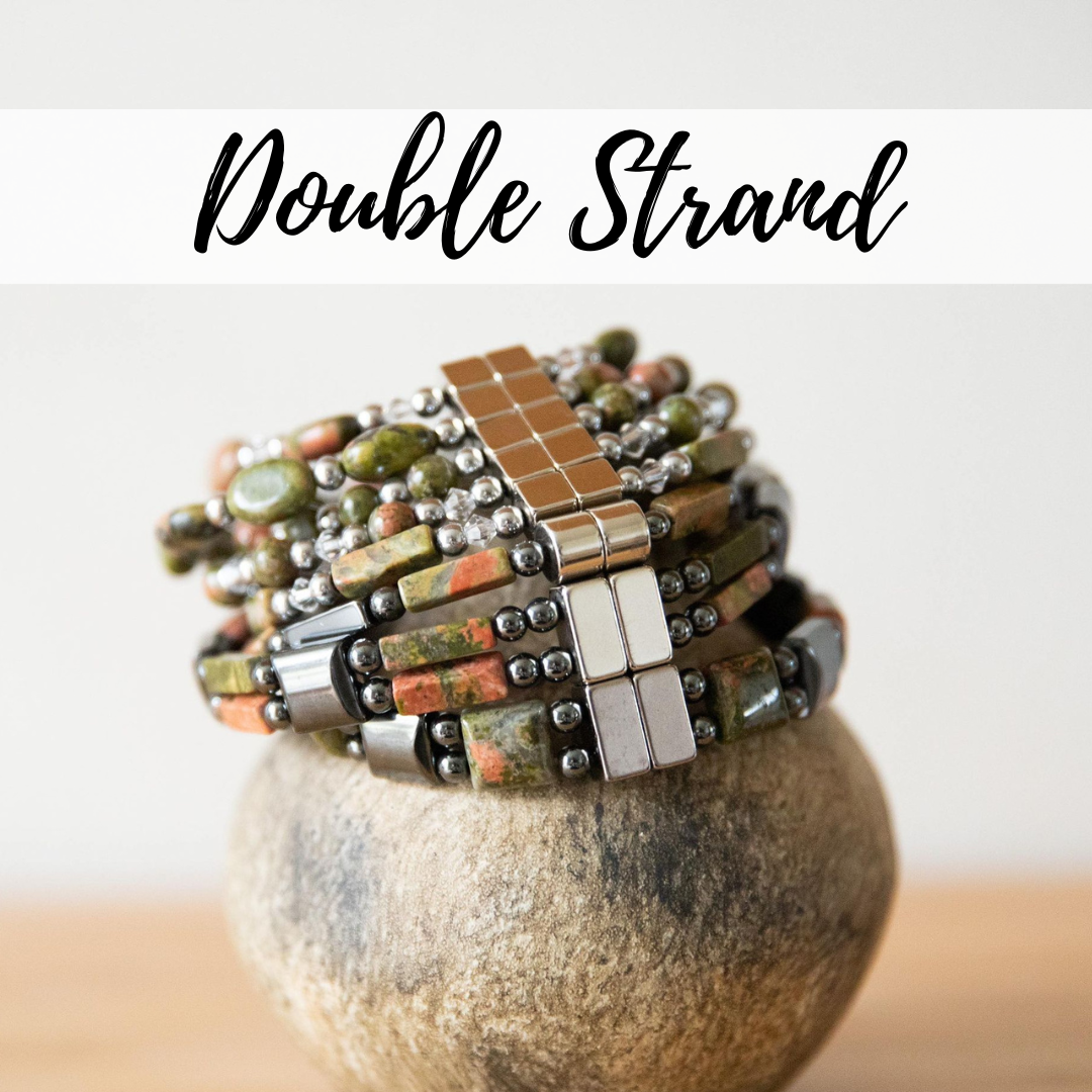 Women's Double Strand Bracelets – Unique Magnetic Jewelry