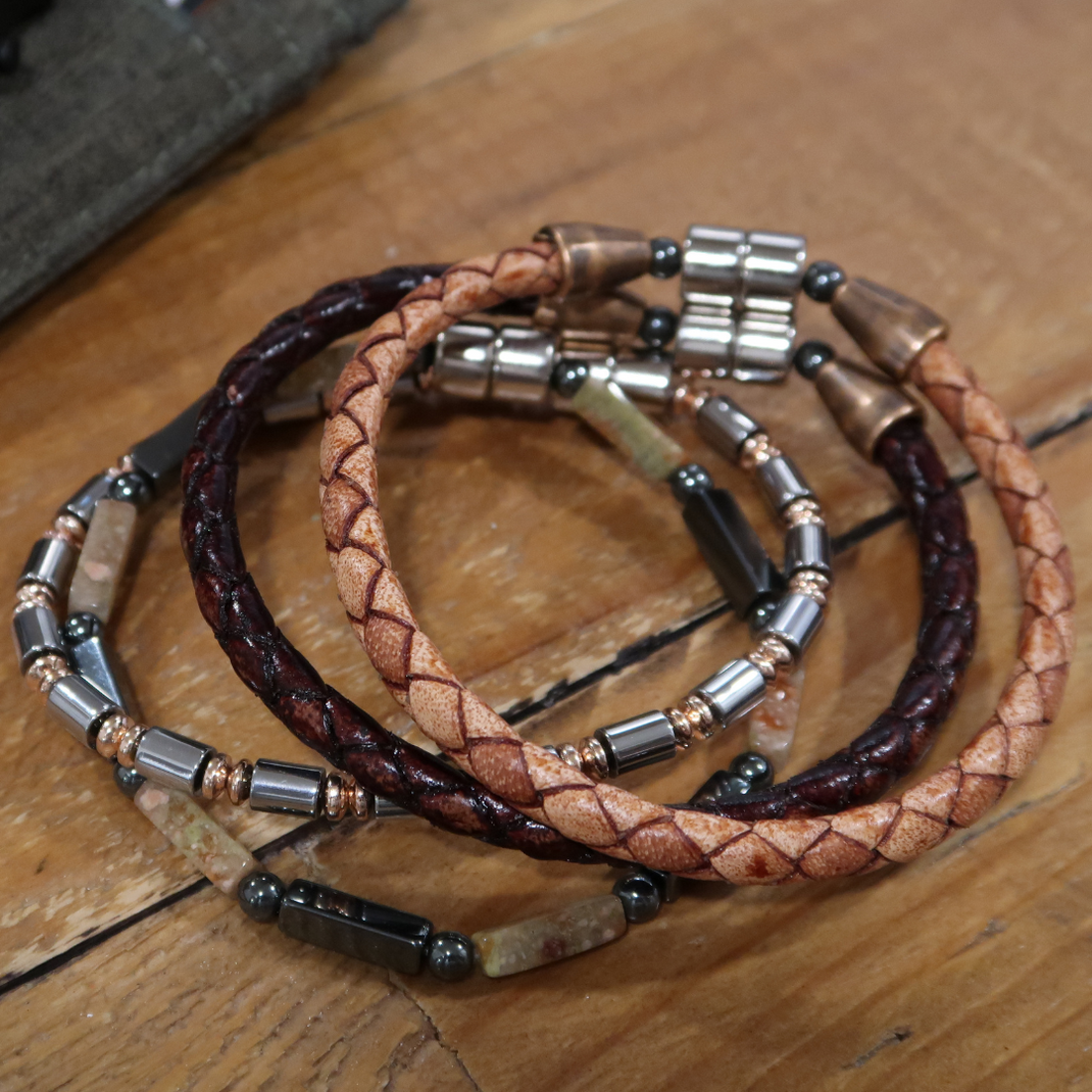 Men's Single Strand Bracelets – Unique Magnetic Jewelry
